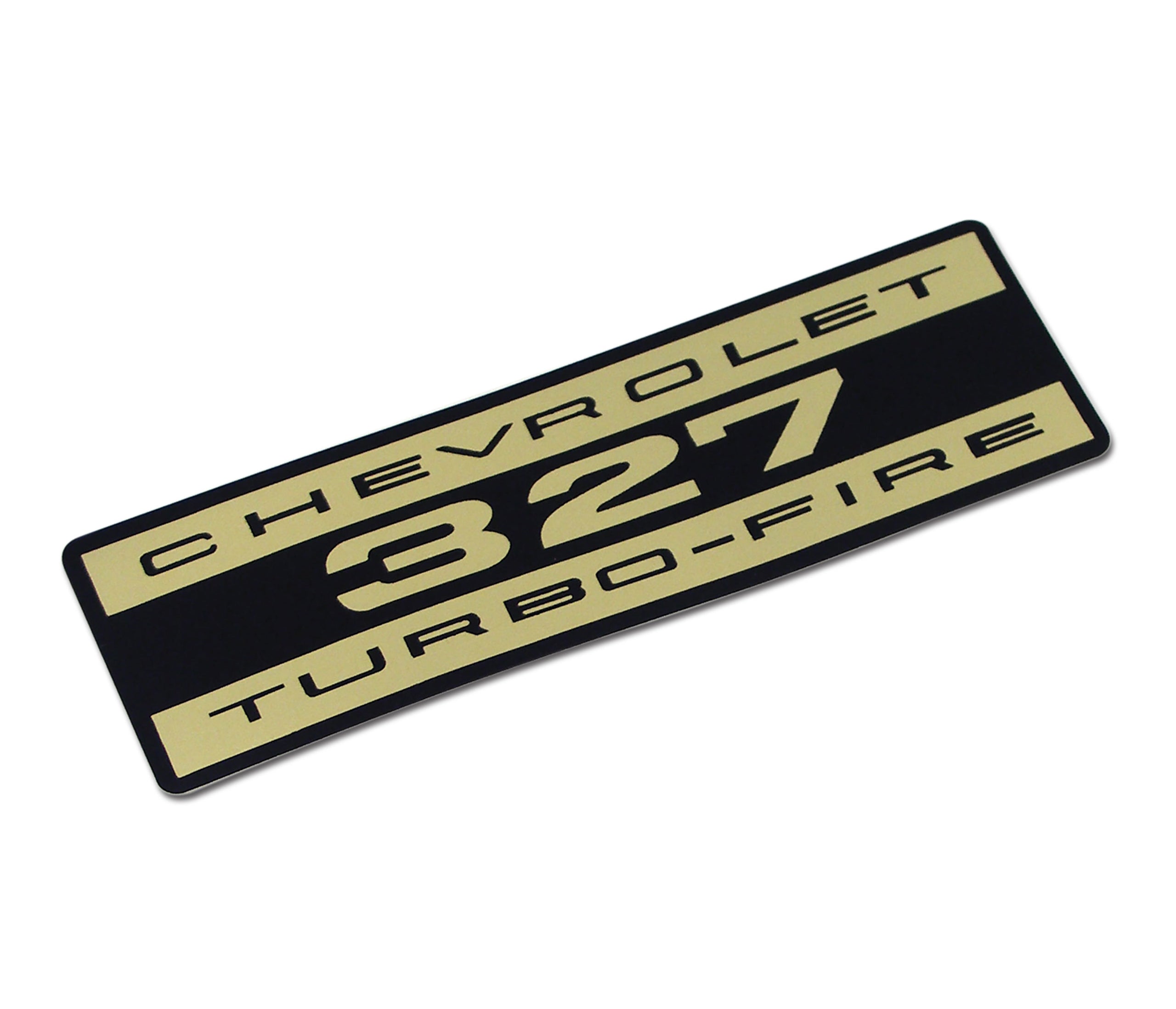 1962-1965 Corvette Valve Cover Decal - Chevrolet 327 Turbo Fire Foil ...