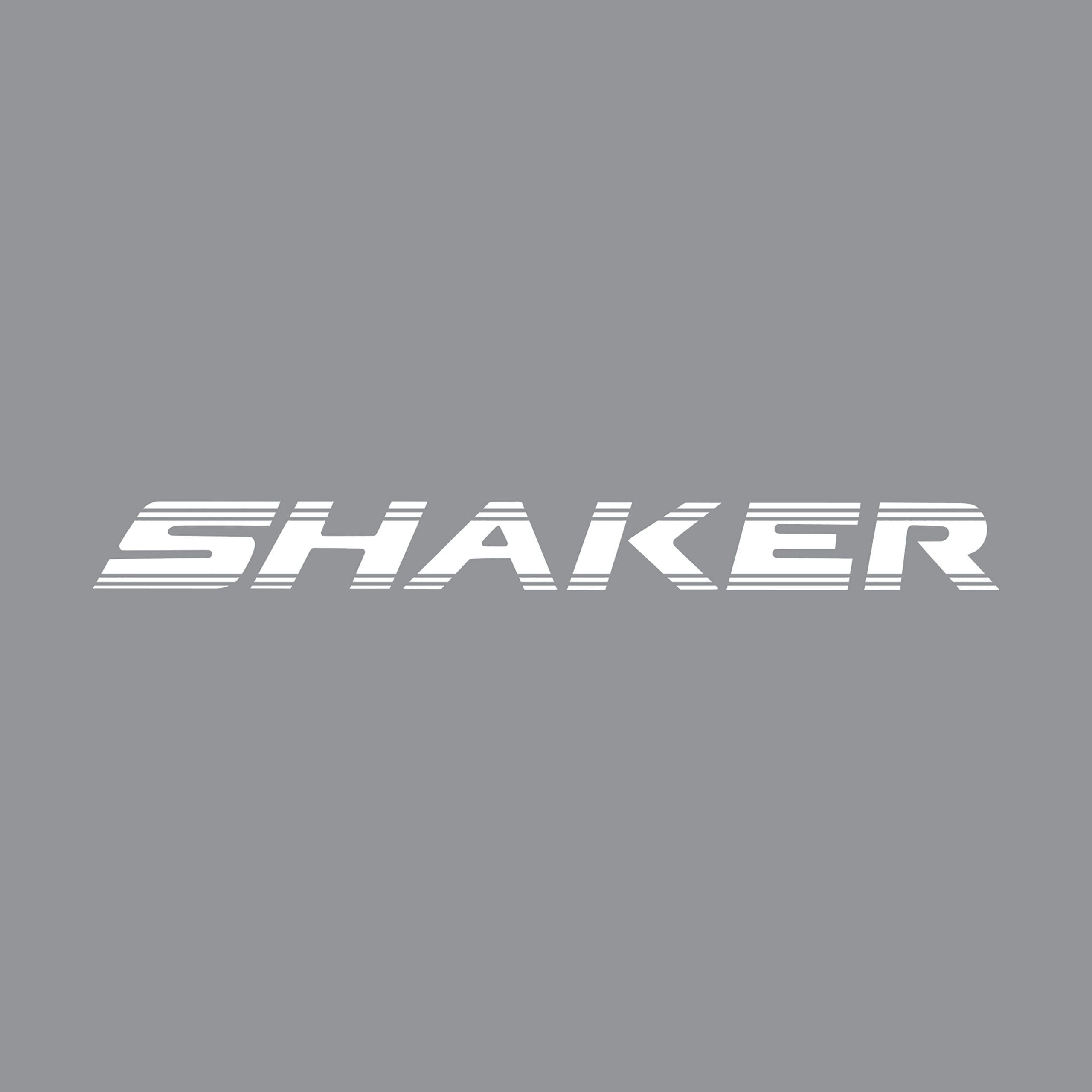 Underhood SHAKER Script Decal - Gloss White | Classic Auto Store