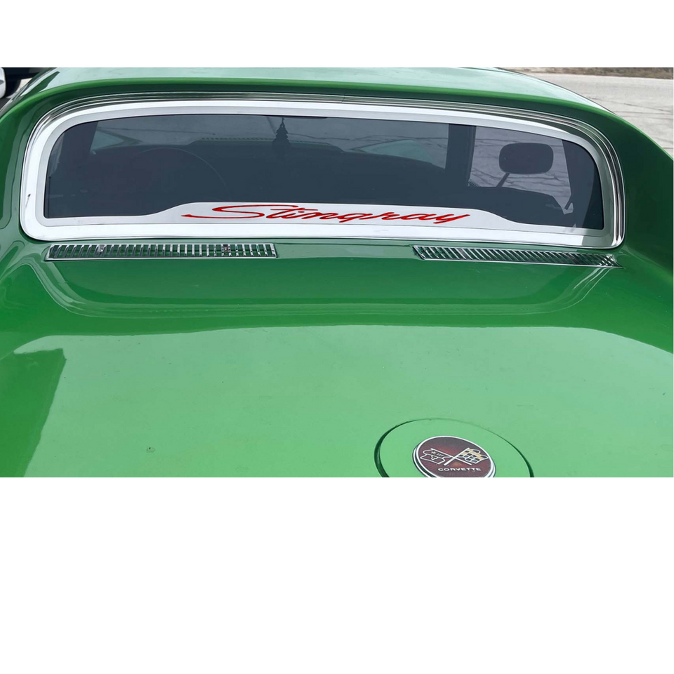 C3 Corvette Coupe Rear Window Frame Polished | Classic Auto Store Online