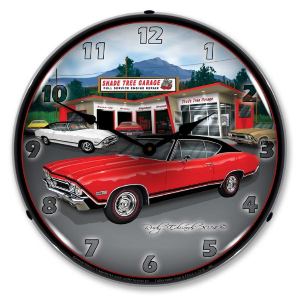 1968 SS Chevelle Lighted Clock | Classic Auto Store Online