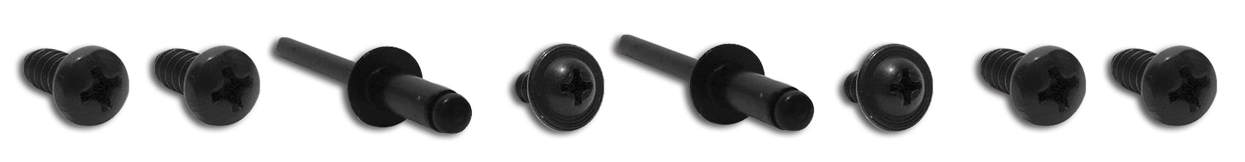 1963-1967 Corvette Weatherstrip Retainer Screws. Body Hinge Pillar ...