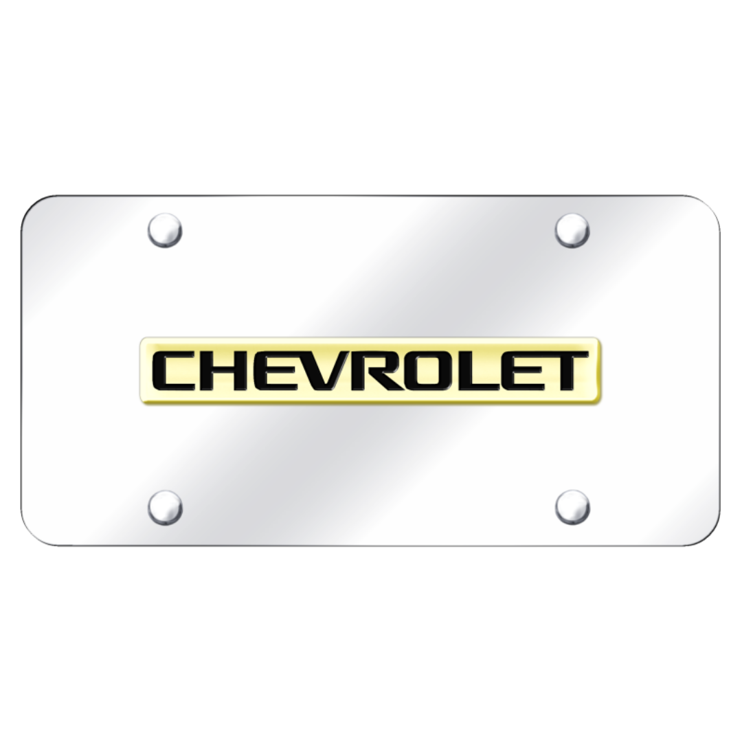 Chevrolet Script Logo License Plate | Classic Auto Store Online