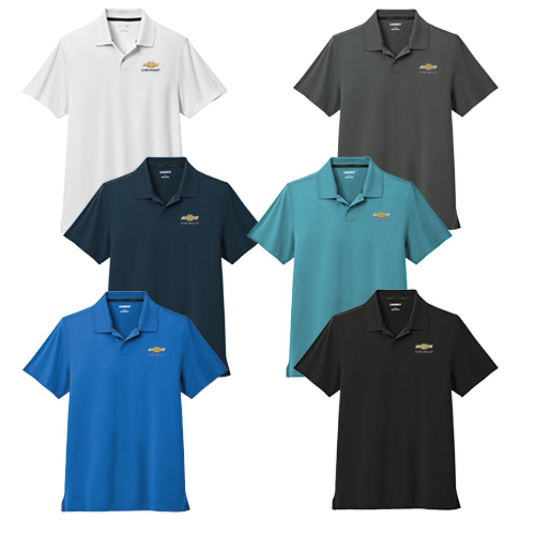 Men's Chevy Gold Bowtie Ogio Regain Polo | Classic Auto Store Online