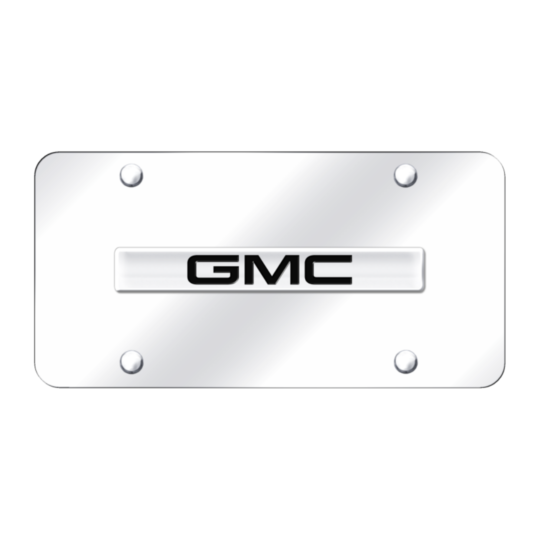 GMC License Plate - Laser Etched Black | Classic Auto Store Online