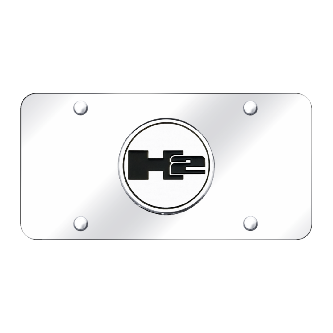 Hummer H2 License Plate - Chrome Mirrored | Classic Auto Store Online