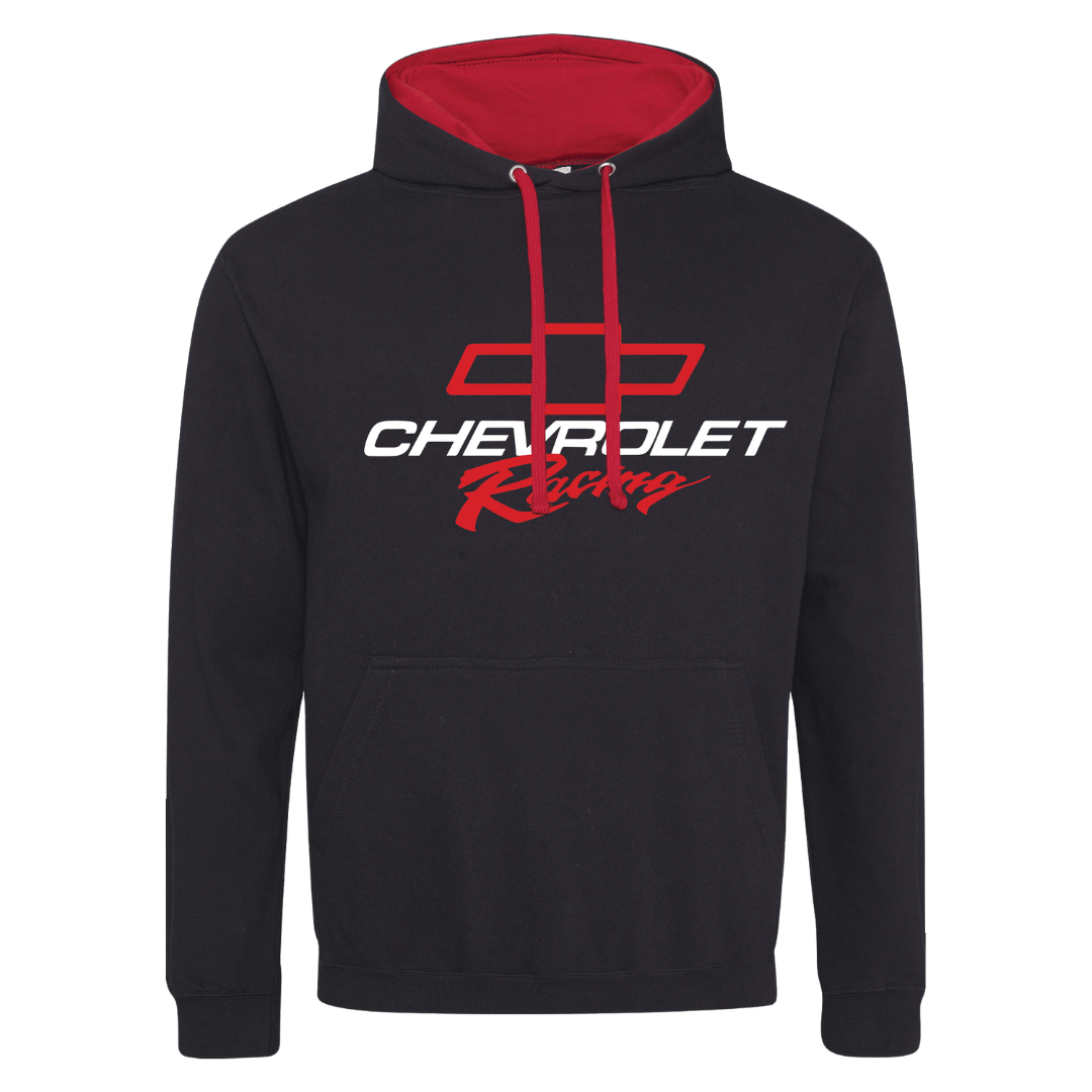 Chevrolet Racing Black/Red Hoodie | Classic Auto Store Online