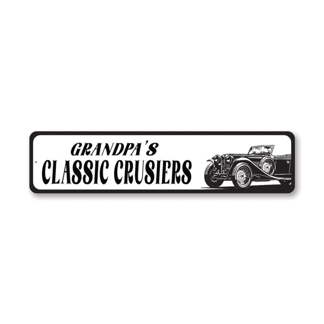 Custom Classic Car Collection Sign | Classic Auto Store Online