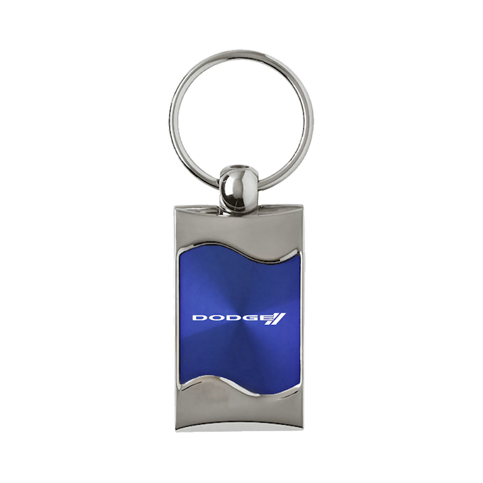 Dodge Rectangular Wave Key Chain