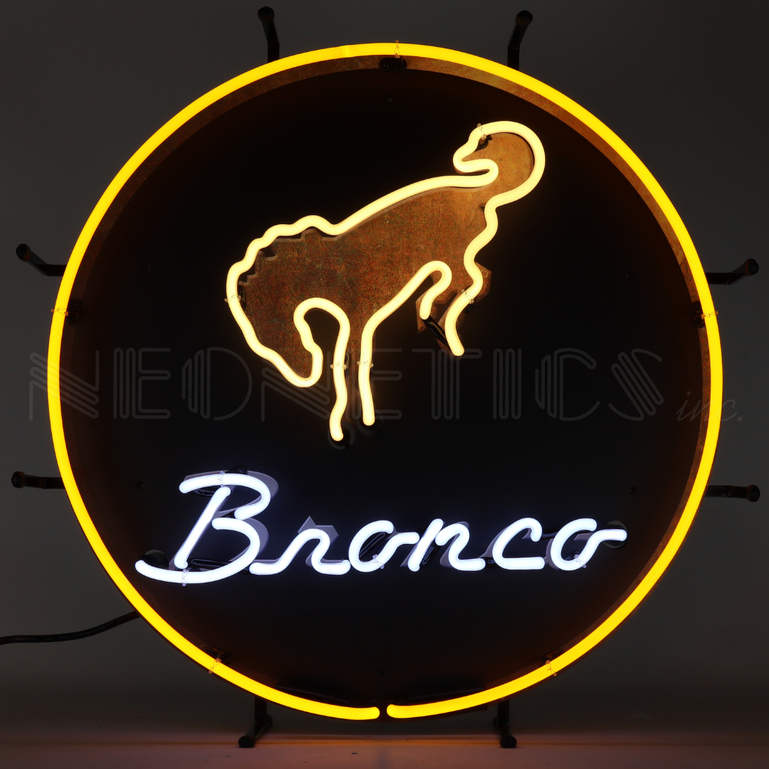 FORD BRONCO NEON SIGN | Classic Auto Store Online