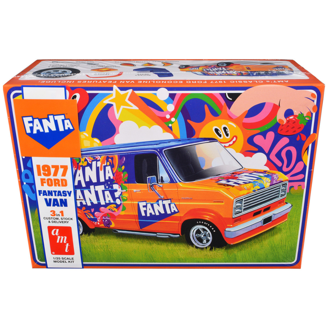 Skill 2 Model Kit '77 Ford Custom Van "Fanta" | ClassicAutoStoreOnline