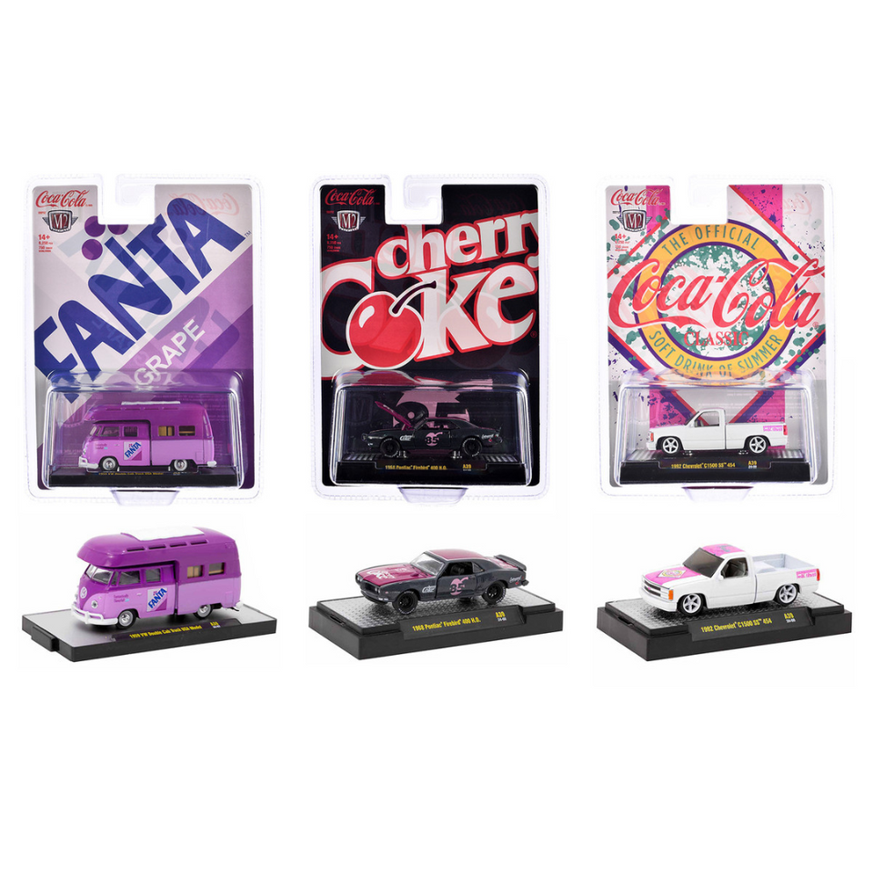 "Sodas" Set of 3 pieces 1/64 Diecast | Classic Auto Store Online