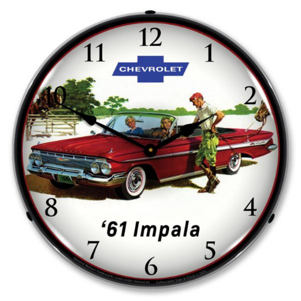 1961 Chevrolet Impala Lighted Clock | Classic Auto Store Online