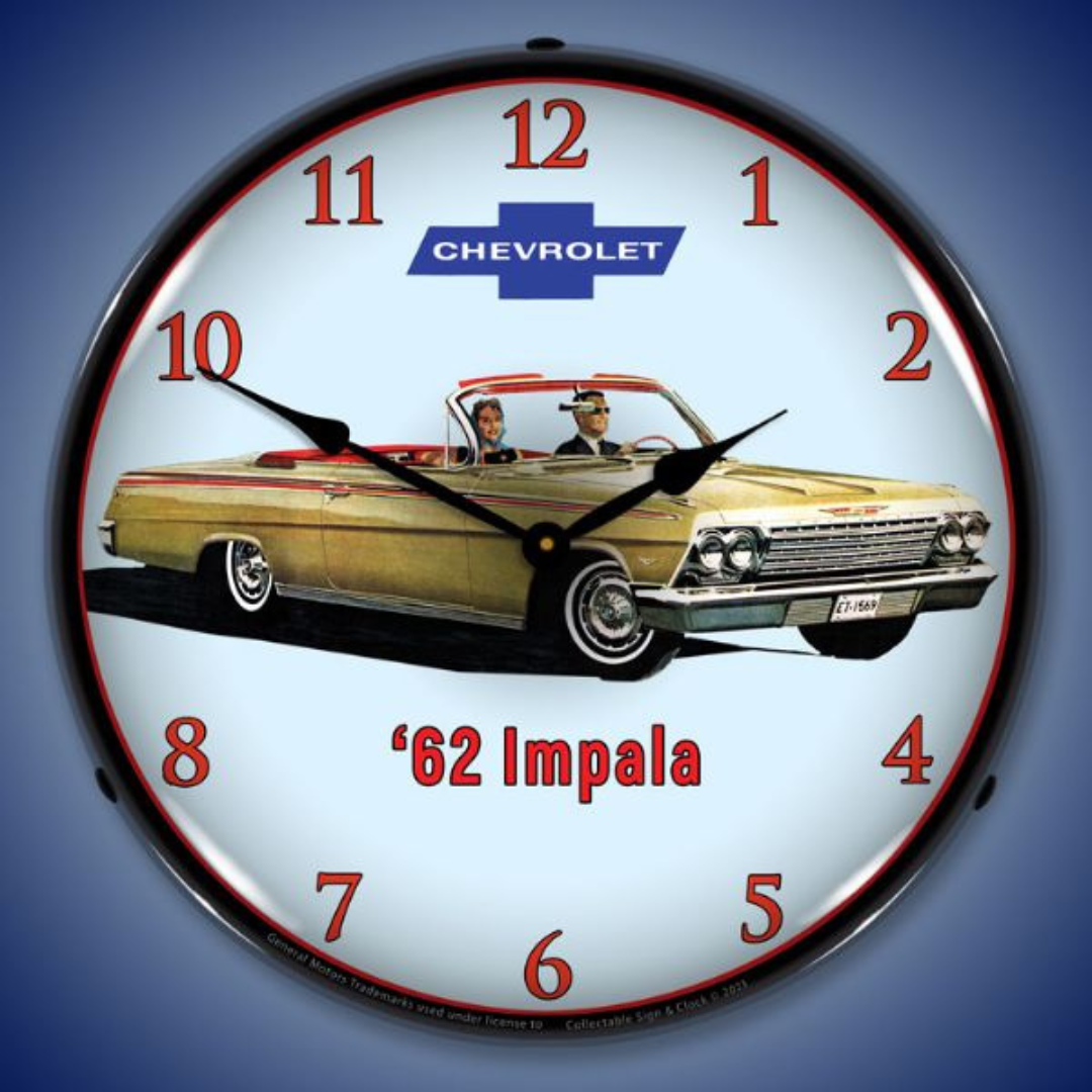 1962 Chevy Impala Lighted Clock | Classic Auto Store Online