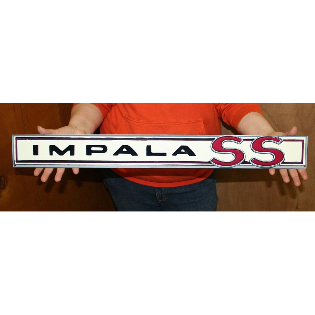 1964 Chevy Impala SS Emblem Steel Sign | Classic Auto Store Online