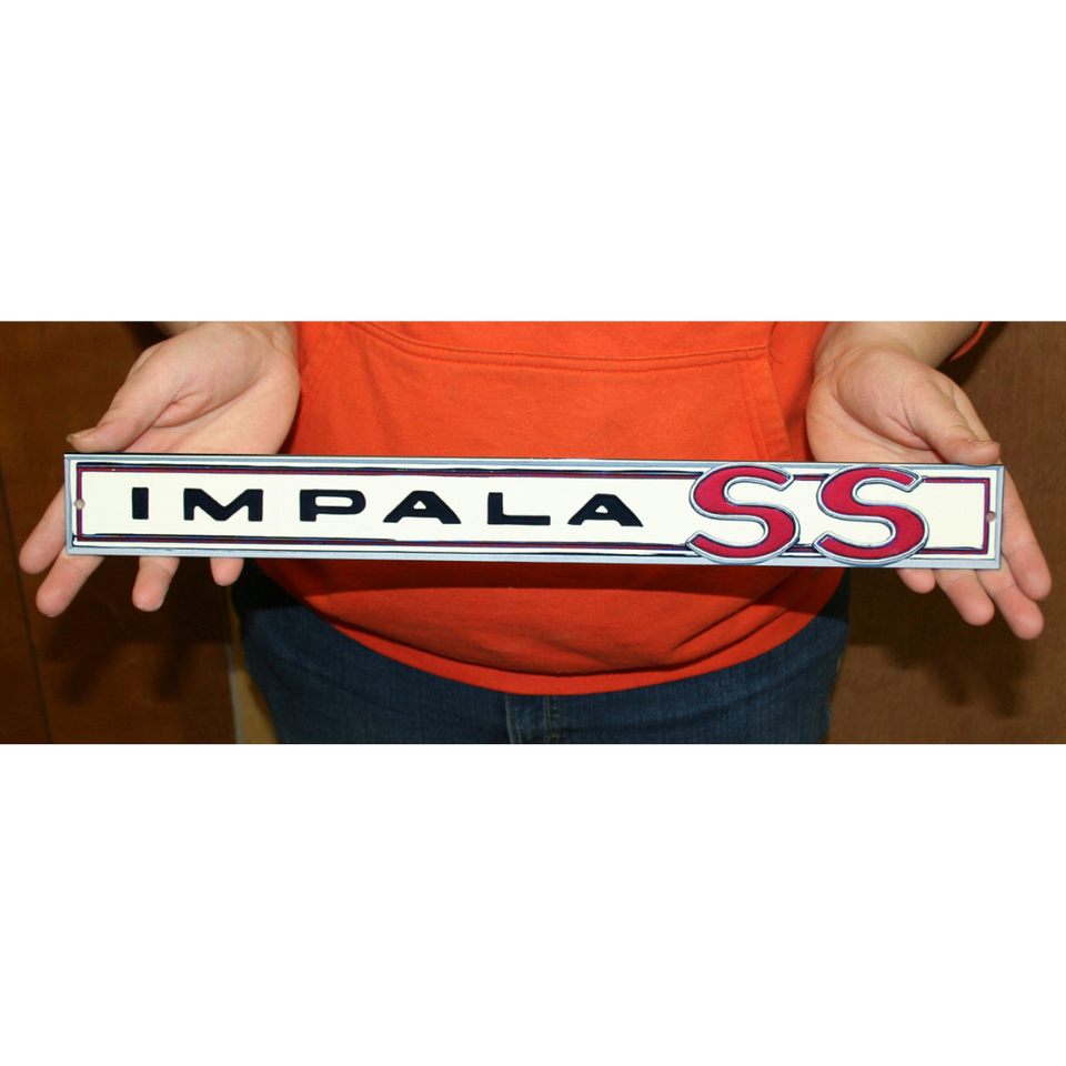 1964 Chevy Impala SS Emblem Steel Sign | Classic Auto Store Online