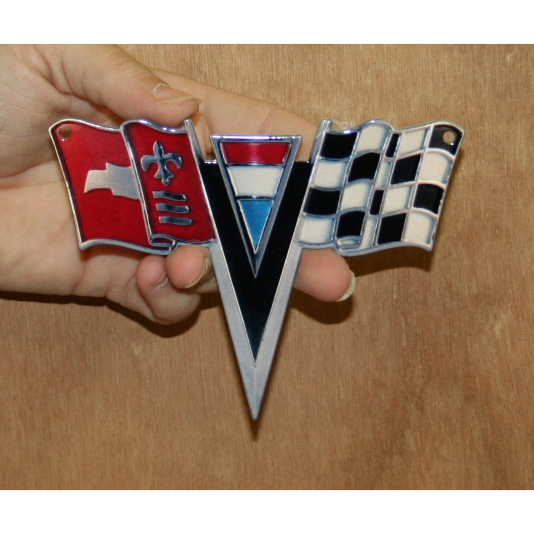 C2 Corvette Emblem Steel Sign (1963-1964) | Classic Auto Store Online