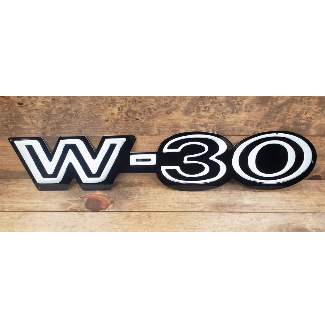 Oldsmobile 442 W-30 Logo Emblem Steel Sign | Classic Auto Store Online