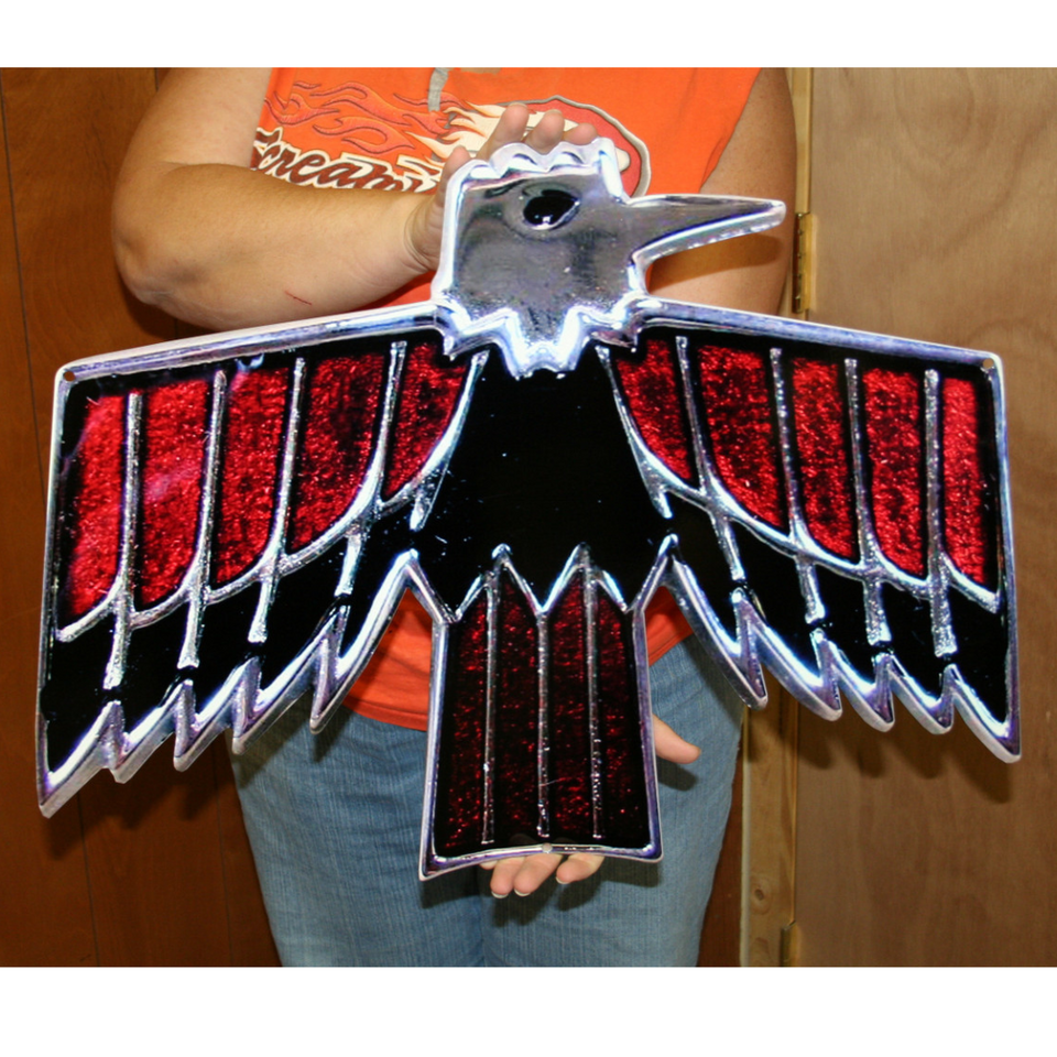 Pontiac Firebird Vintage Emblem Steel Sign | Classic Auto Store Online