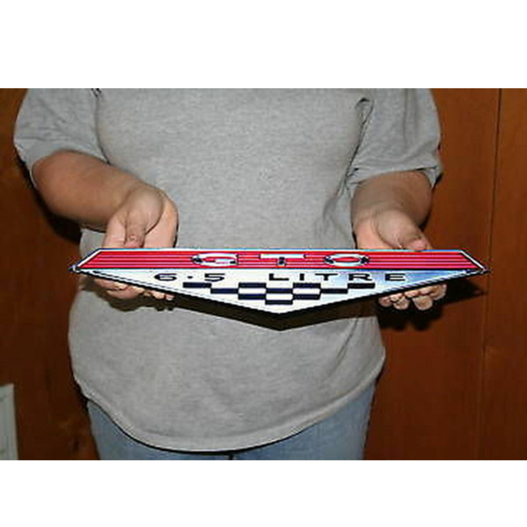 Pontiac GTO Rocker Panel Emblem Steel Sign | Classic Auto Store Online