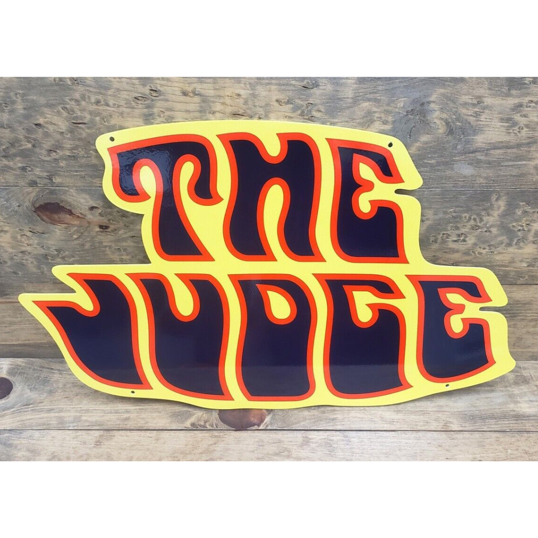 Pontiac GTO The Judge Emblem Steel Sign | Classic Auto Store Online